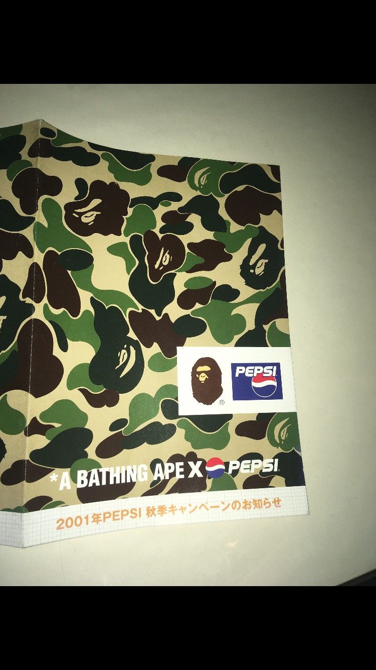 Bape Bape x Pepsi poster *rare* double sided 2001 | Grailed