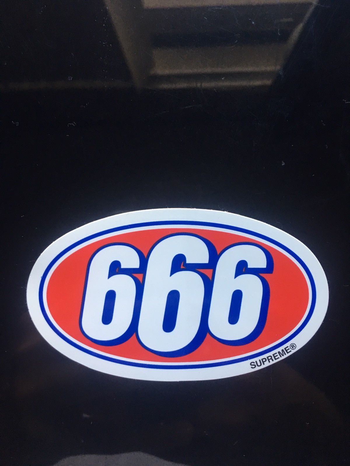 Supreme Supreme "666" Sticker | Grailed