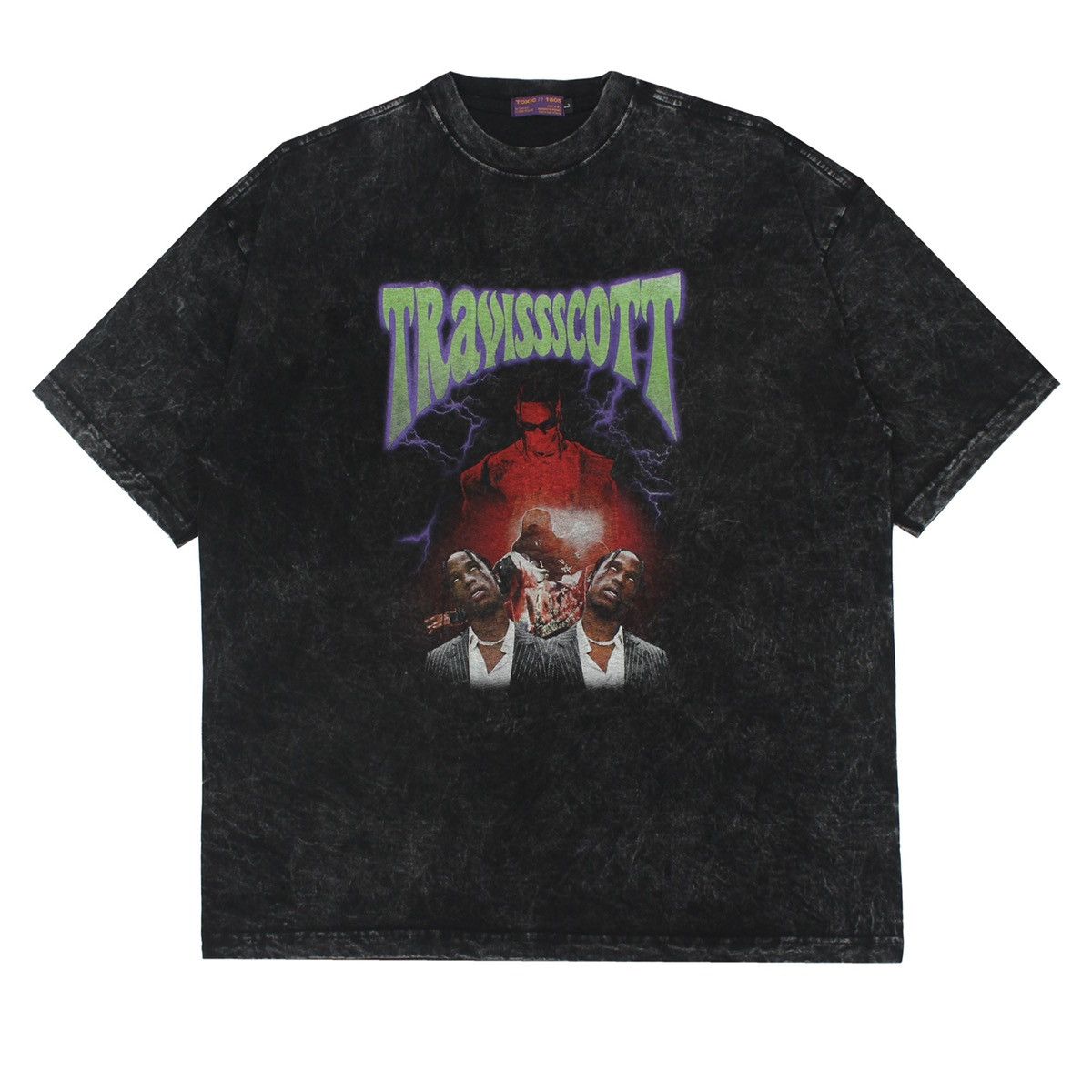 Band Tees × Rap Tees × Vintage Oversize Tee Travis Scott Bootleg | Grailed