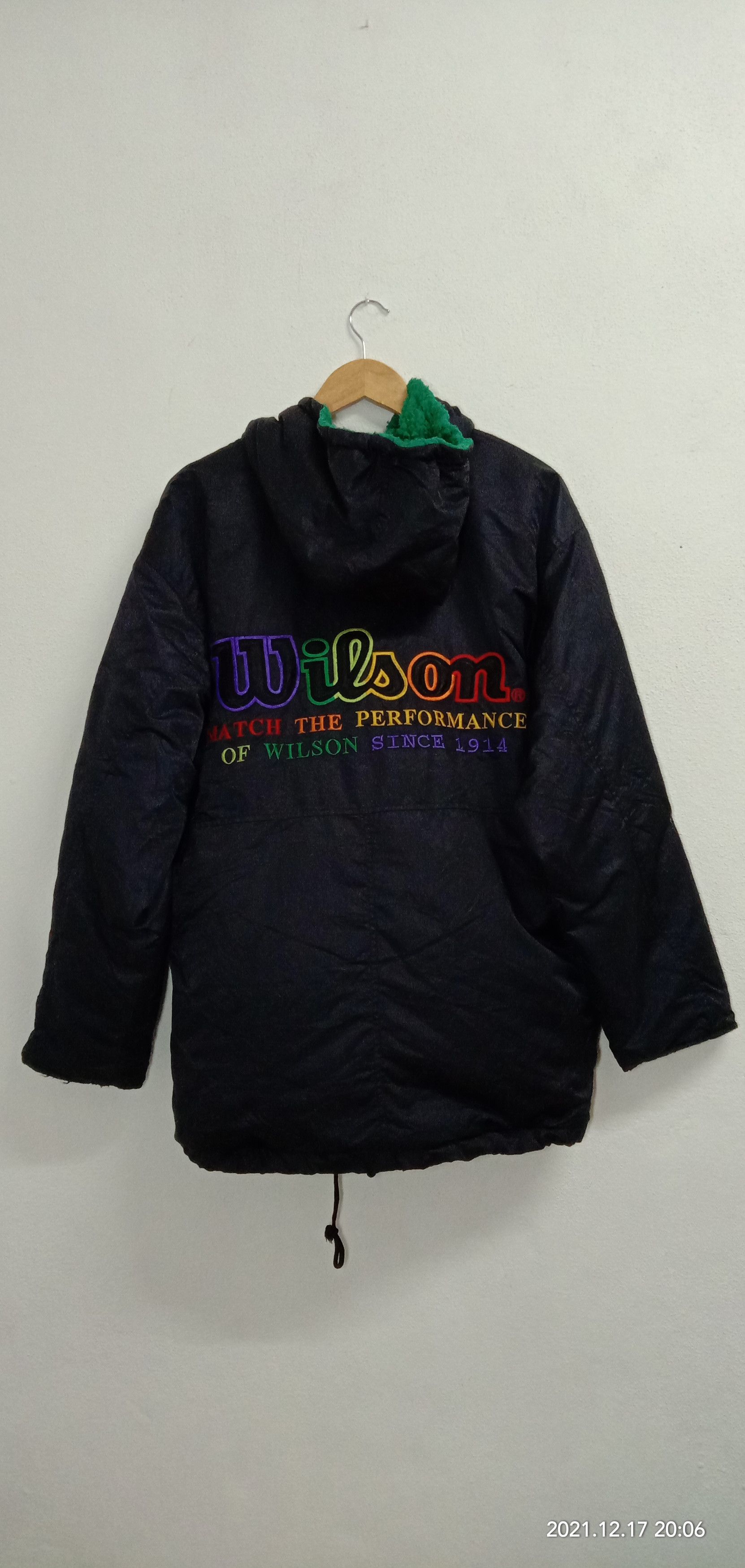 Vintage × Wilson Vintage 90's wilson long Light jacket full button ...