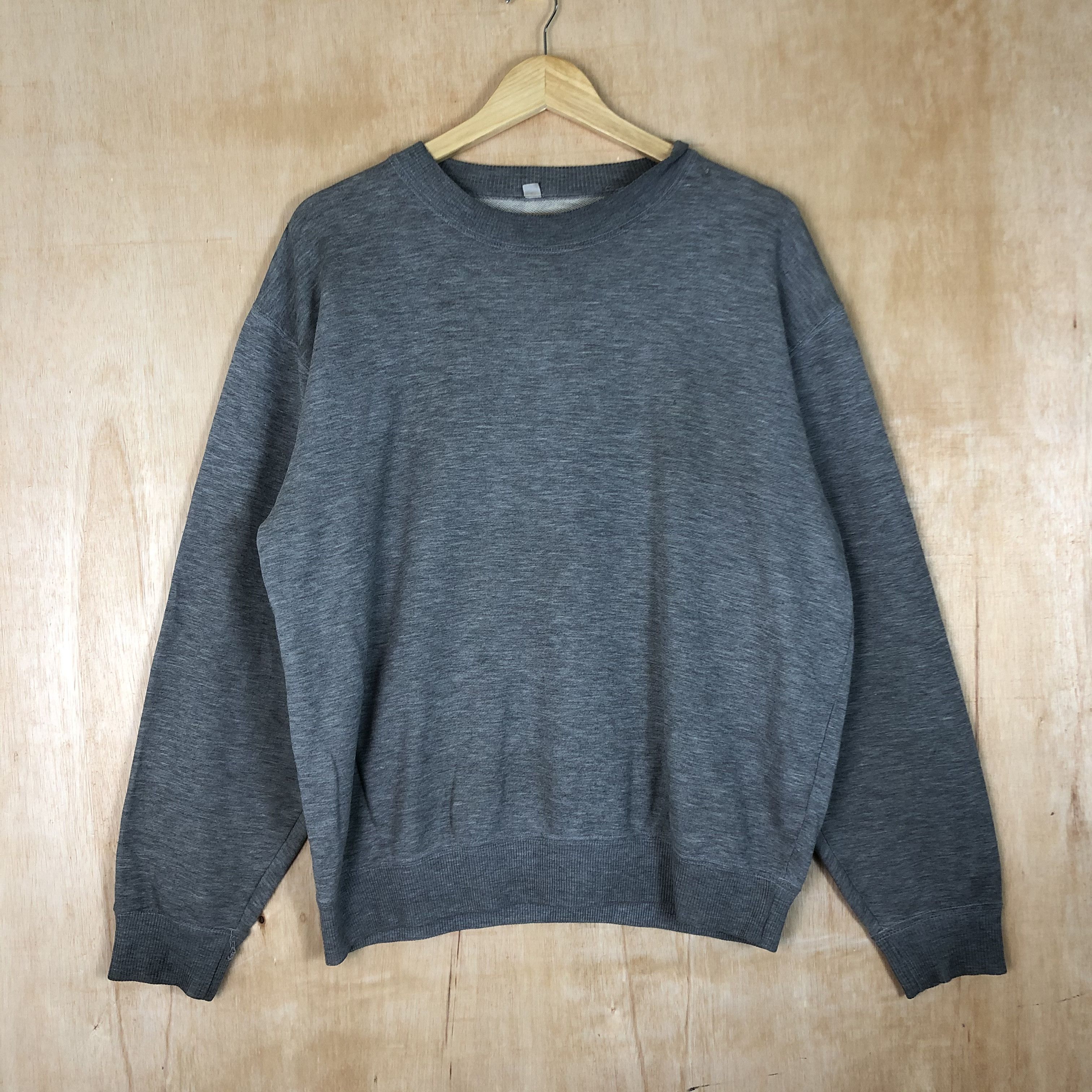 Vintage Plain Ash Grey Sweater | Grailed