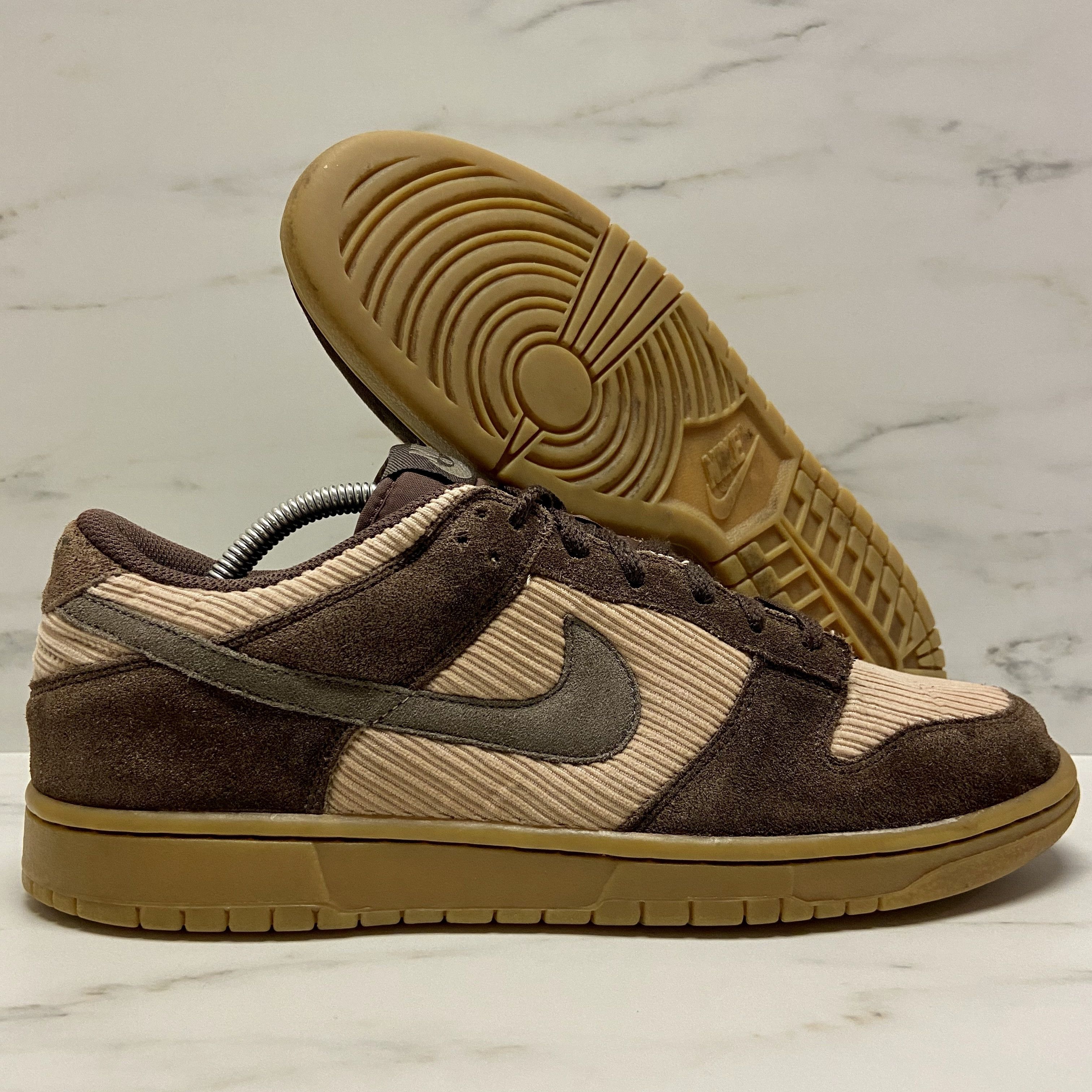 Nike 2007 Nike Dunk Low CL Corduroy Chocolate Brown / Clay SB | Grailed