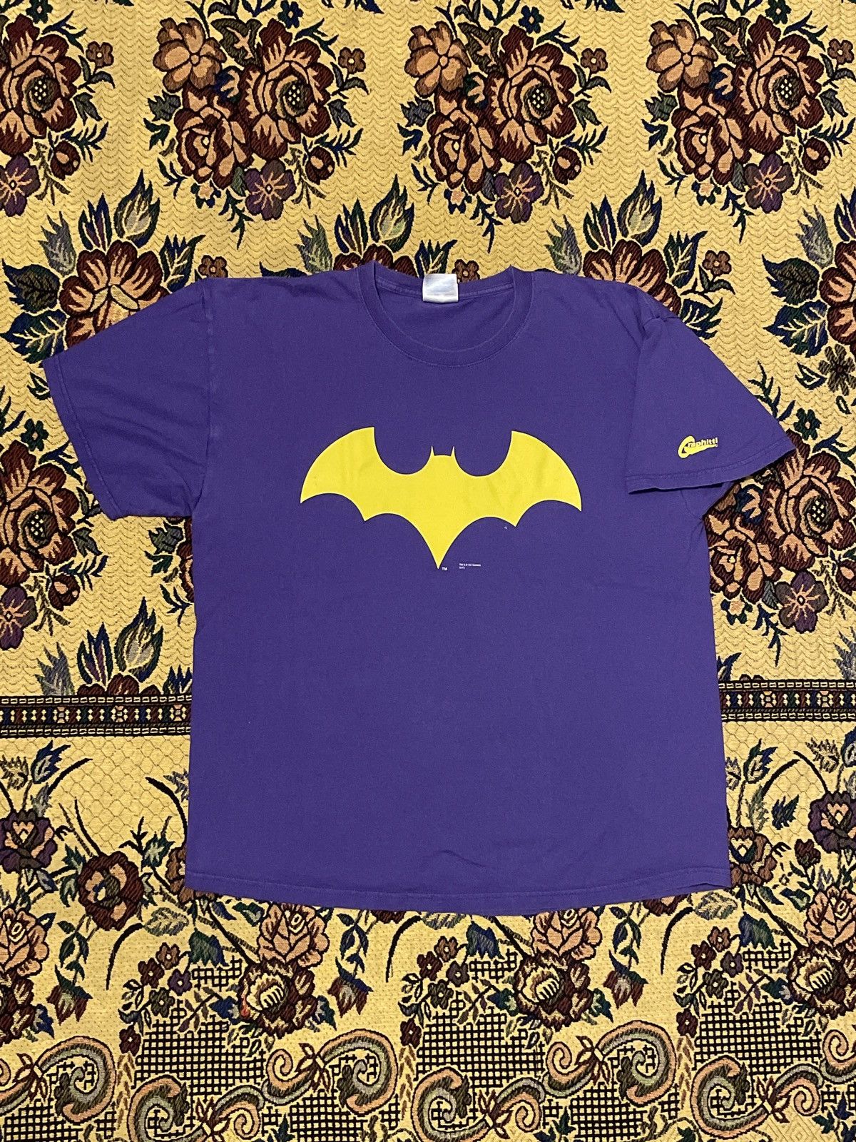 Vintage Y2K Graffiti Comics Batman Logo T-Shirt | Grailed