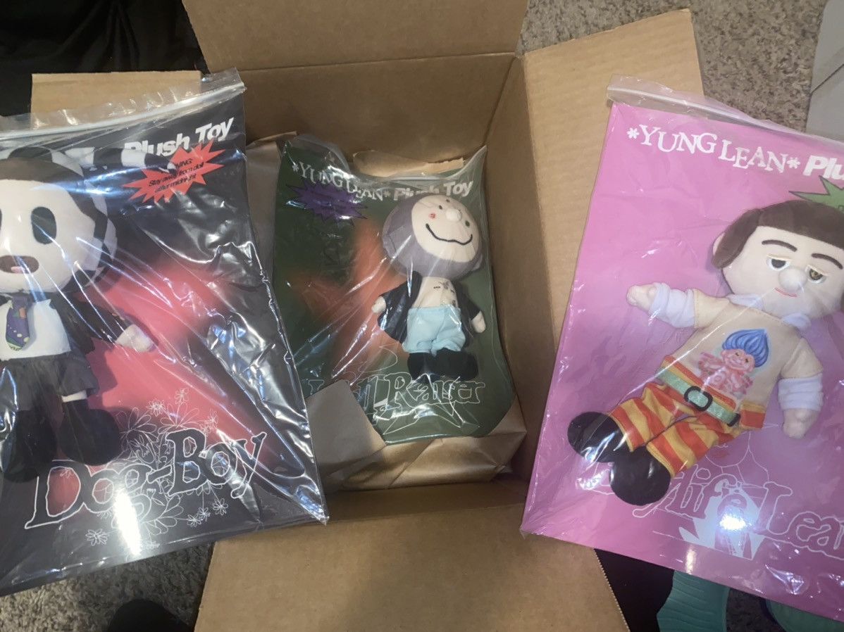 Yung Lean *LOWEST* Yung Lean Plush Toy (3/3) FULL SET | Grailed
