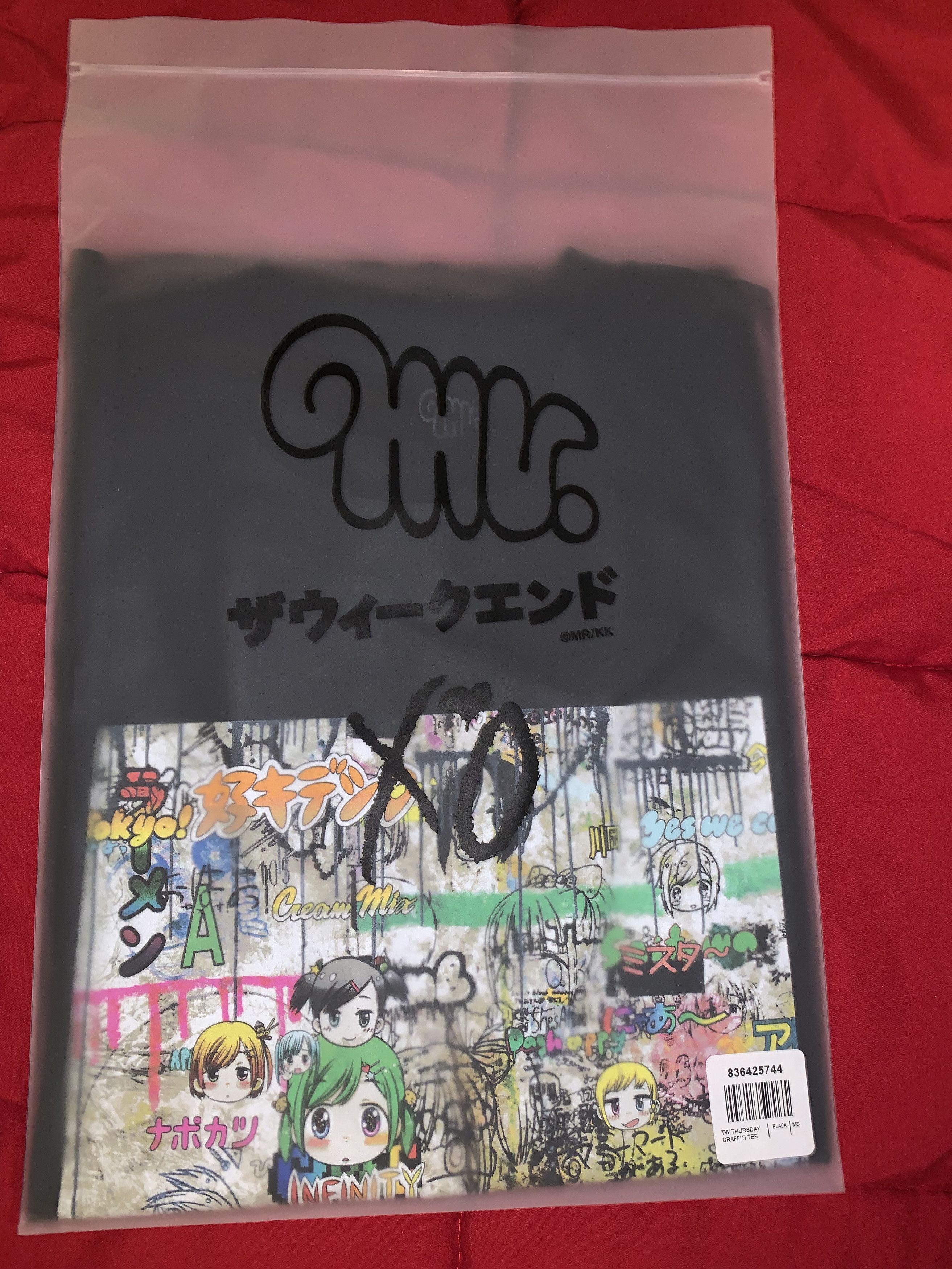 XO MR. X The Weeknd THURSDAY Graffiti Wall 10 Year Anniversary | Grailed