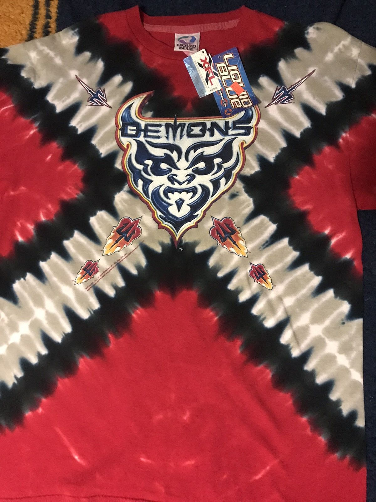 Liquid Blue 2000 vintage Liquid blue XFL San Francisco demons tee | Grailed