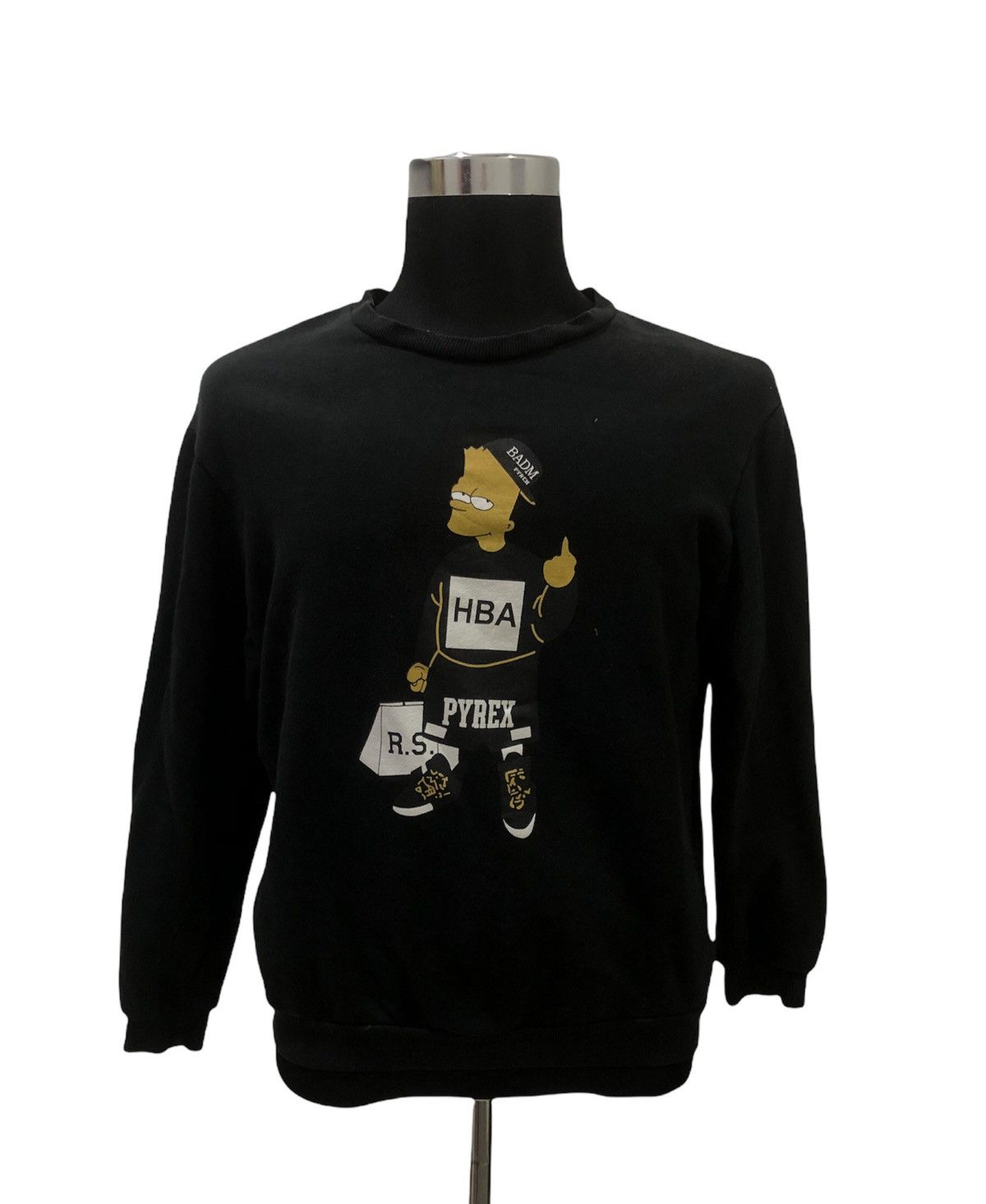 Raf Simons PYREX Raf Simons Simpson Fuck HBA BADM Jumper Sweatshirt ...
