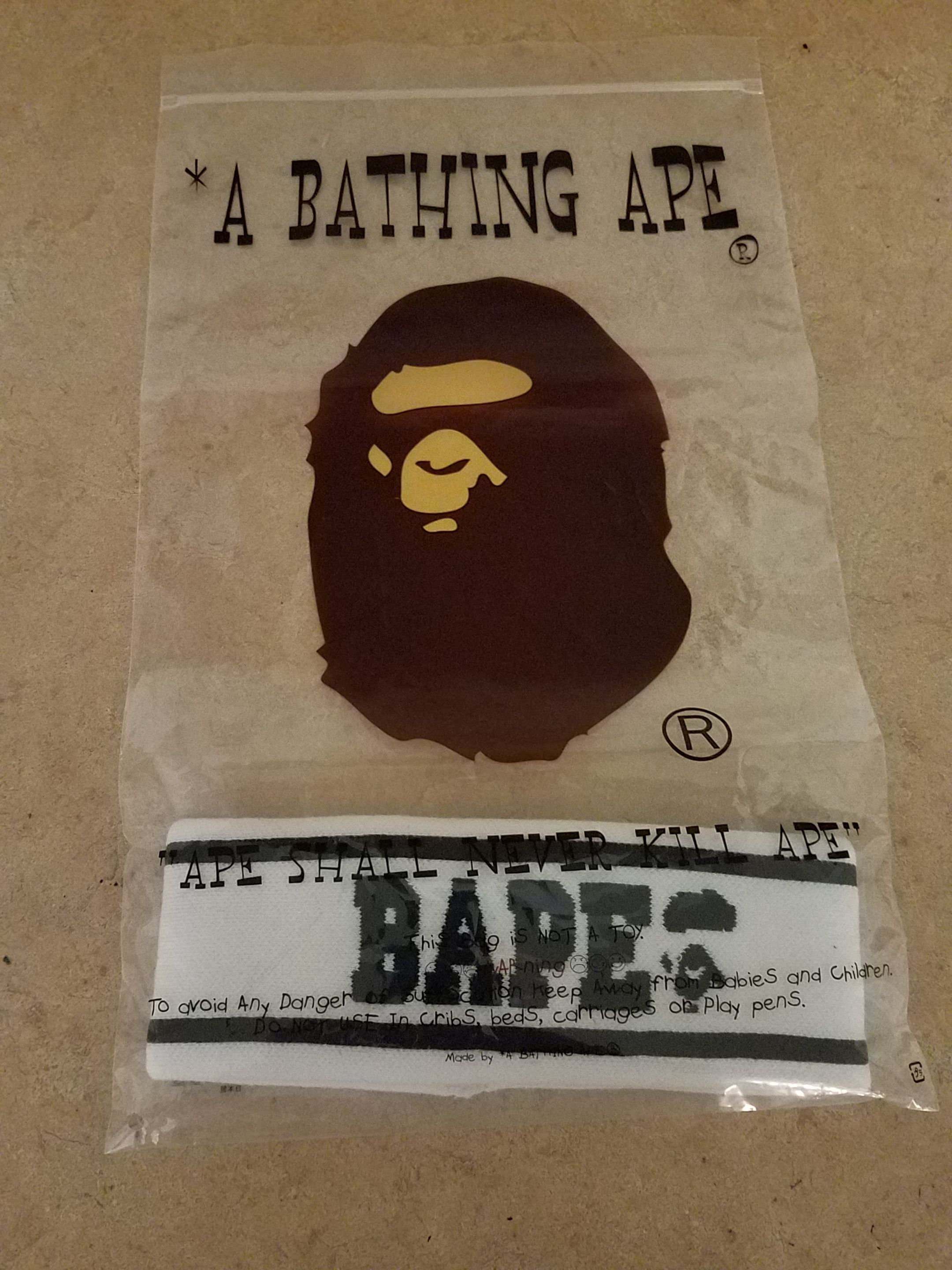 Bape Nape Headband | Grailed