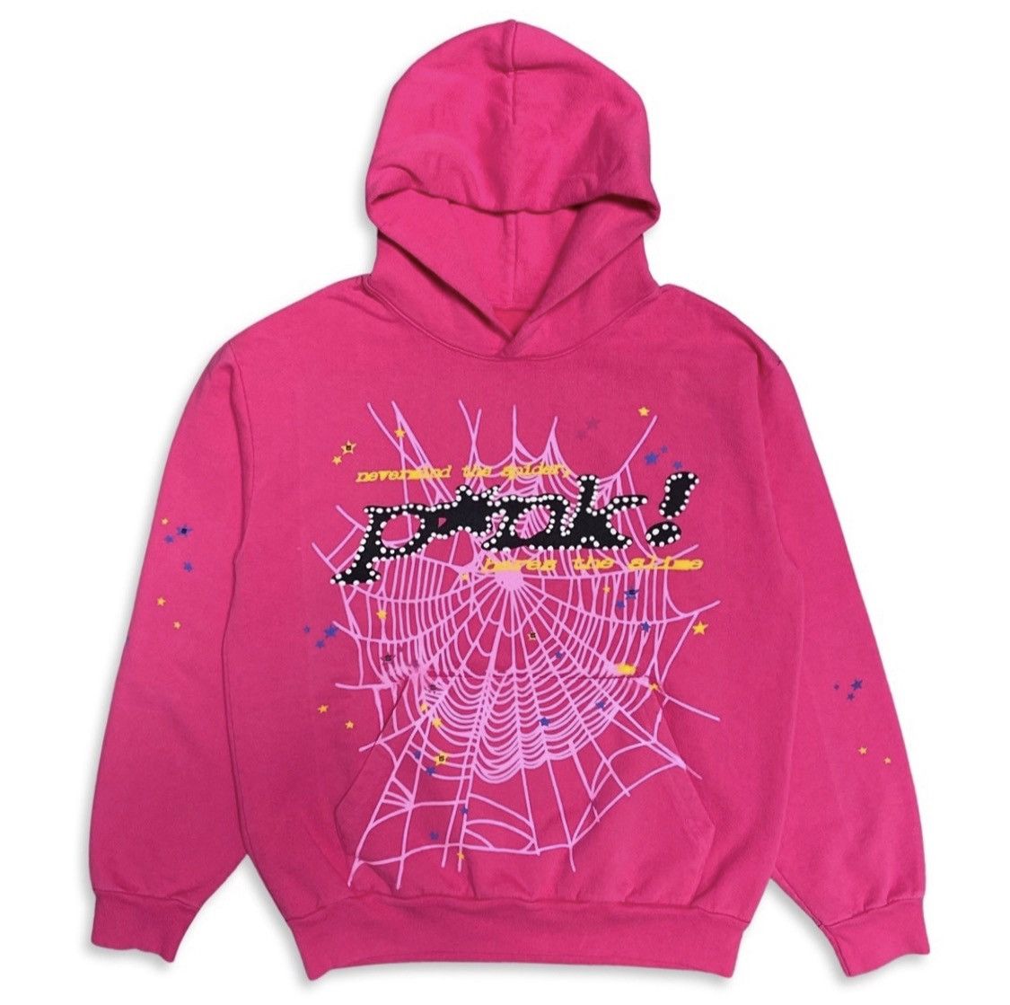 Spider Spider Worldwide Pink Punk Hoodie XXL Young Thug | Grailed