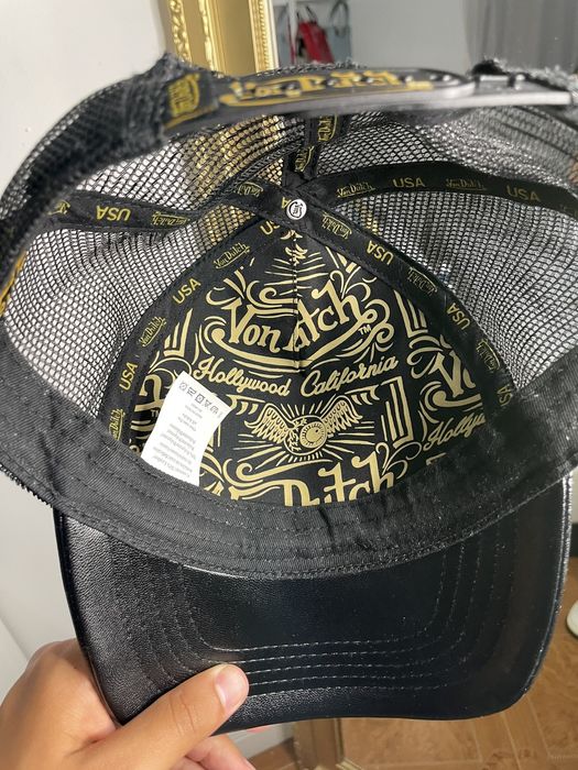 Von Dutch Von Dutch Leopard Print Leather hat | Grailed