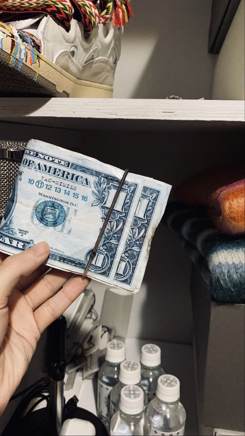 Maison Margiela MAISON MARGIELA $11 DOLLAR BILL BIFOLD LEATHER WALLET ...