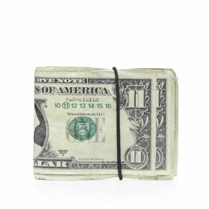Maison Margiela MAISON MARGIELA $11 DOLLAR BILL BIFOLD LEATHER WALLET ...
