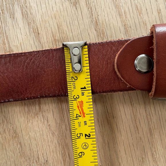 RRL Ralph Lauren DOUBLE RL RRL Vegetable Tanned 1.25" Leather Belt ...
