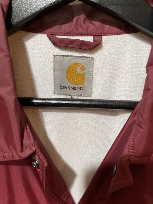 Carhartt Carhartt maroon coaches jacket | Grailed