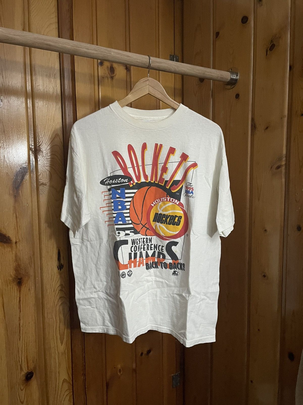 NBA × Vintage Vintage Houston Rockets T Shirt | Grailed