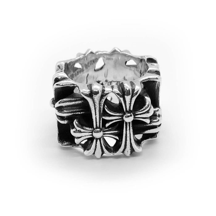 Chrome Hearts Square Cemetery Ring | Grailed
