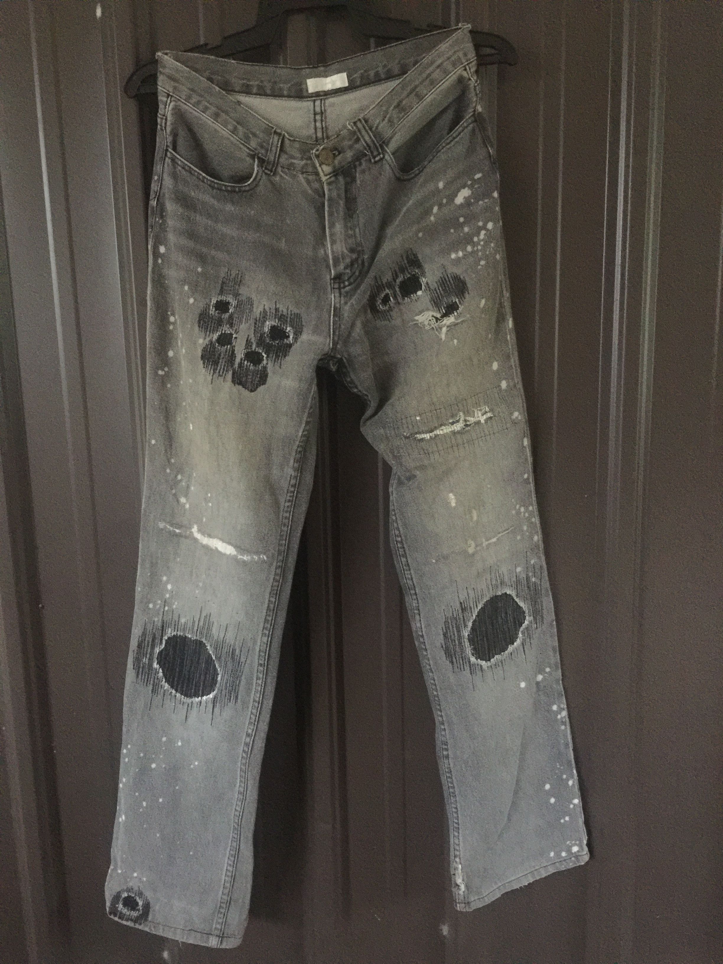 Number (N)ine 🔥Need Gone🔥Number (Nine) Distressed Jeans | Grailed