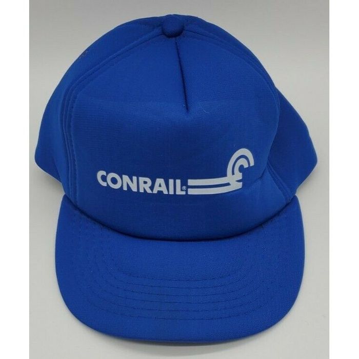 Vintage VTG Conrail Railroad Snapback Hat Cap Trains Freight Fal | Grailed