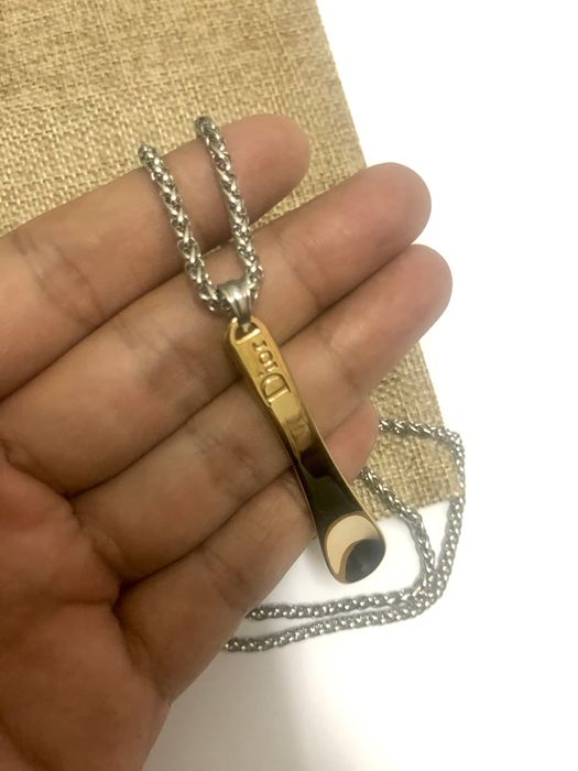 Dior 💥Dior Gold Spoon on Chain Necklaces | Grailed