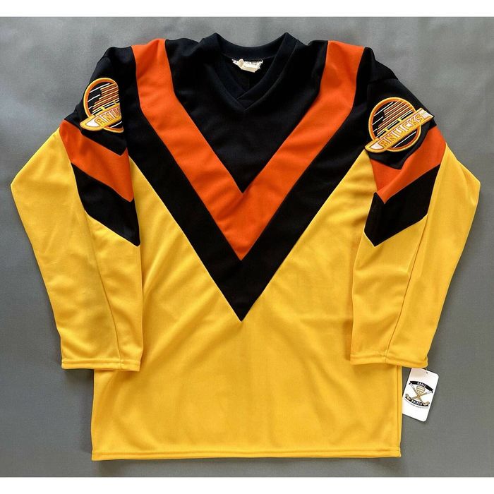 Other Vancouver Canucks Vintage Flying V NHL Hockey Jersey Retro | Grailed