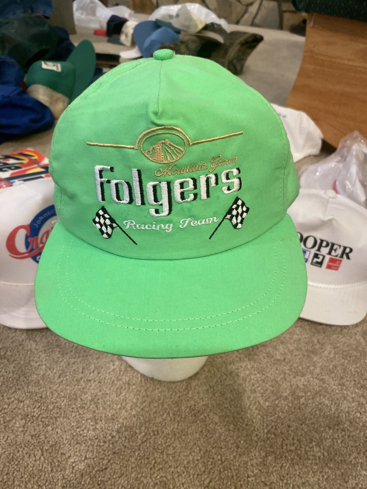 Vintage Folgers racing team cap | Grailed