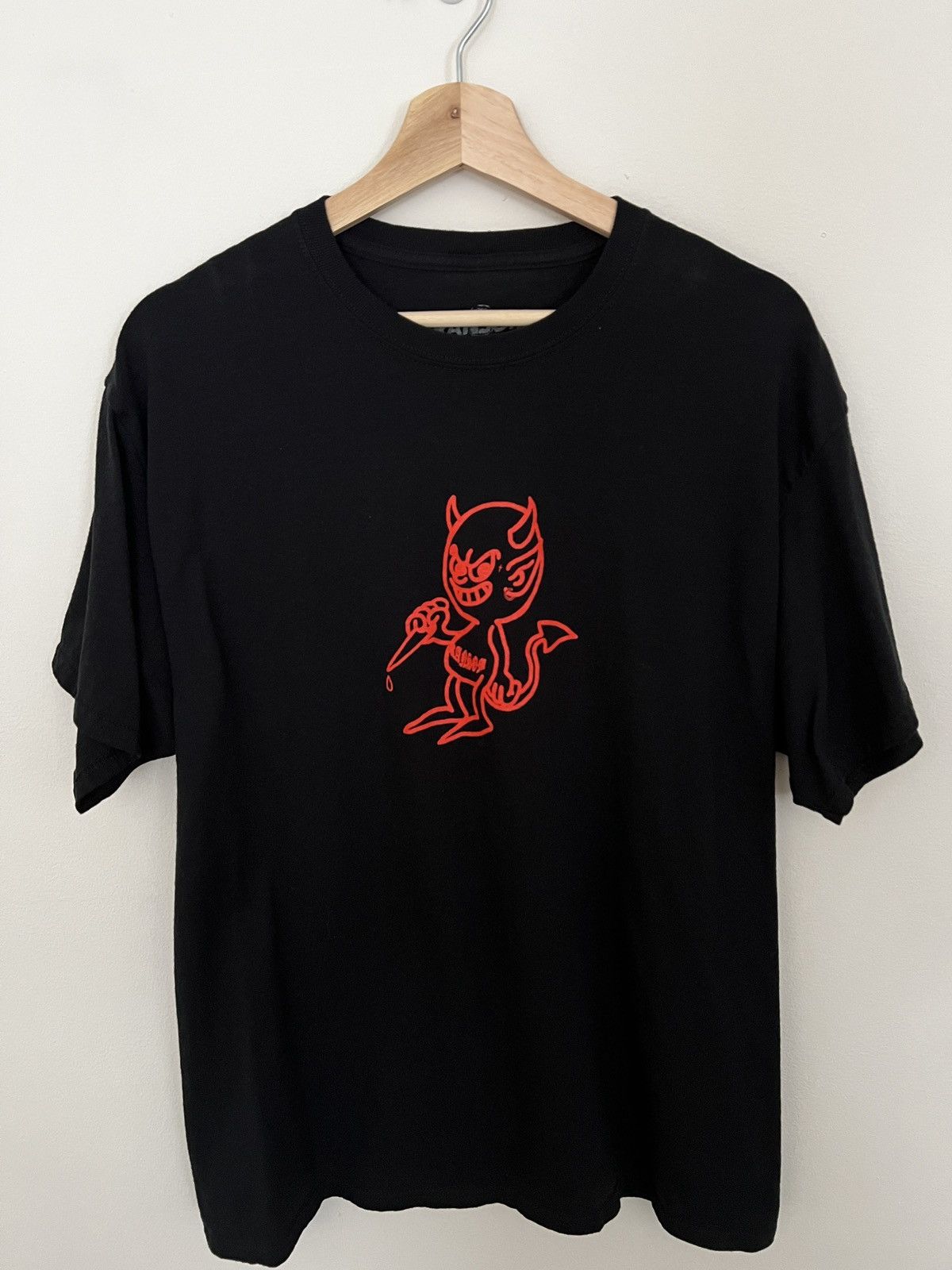 Ransom Clothing × Vintage Ransom Red Outline Devil Tee | Grailed