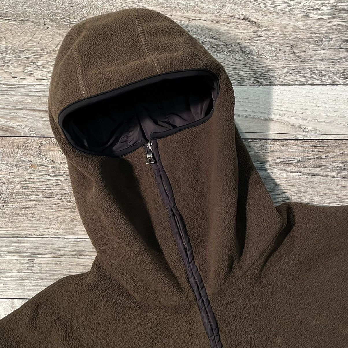 Prada PRADA BALACLAVA NINJA FLEECE HOODIE VINTAGE | Grailed
