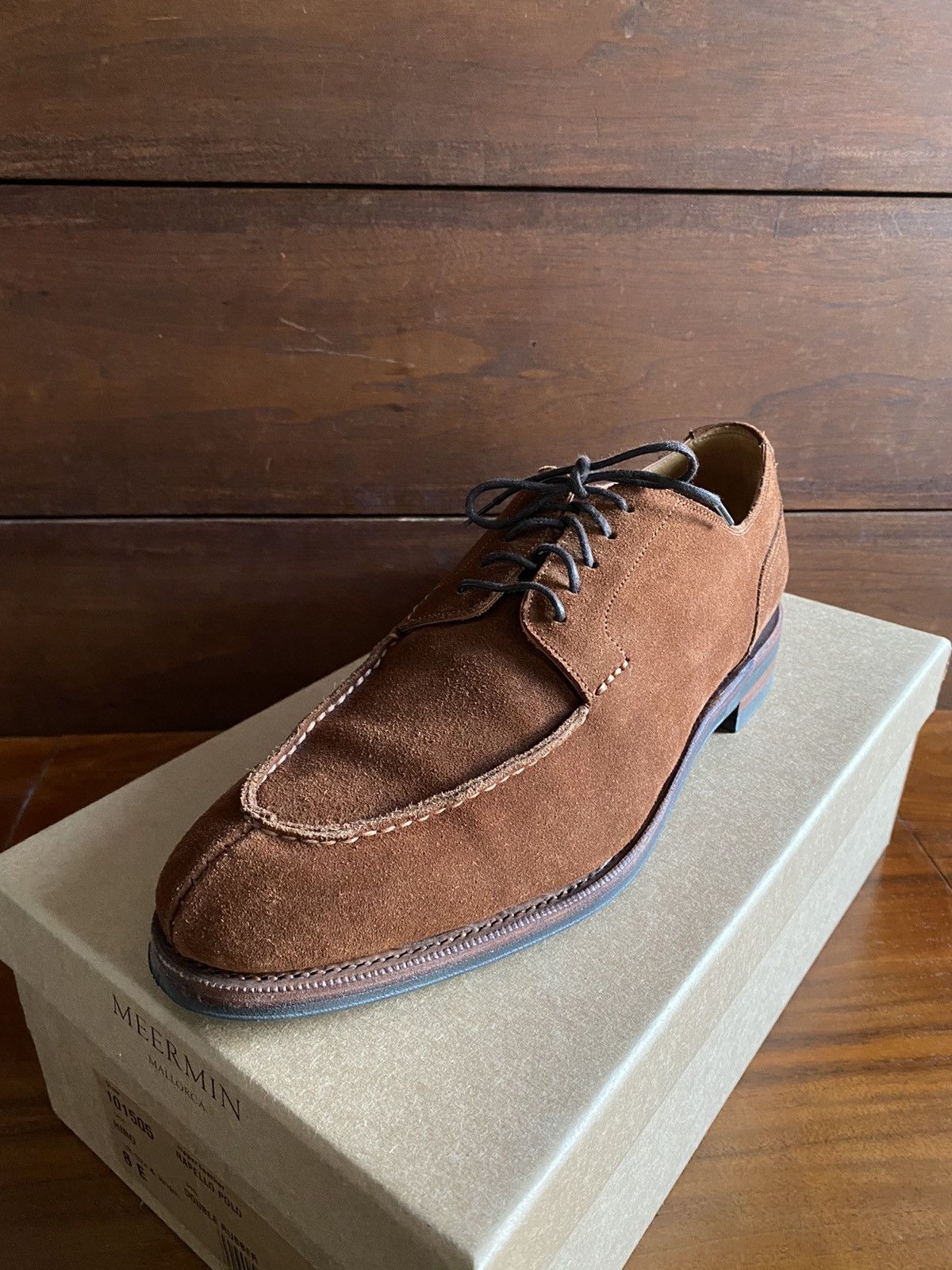 Meermin Rapello Polo Suede Norwegian Split Toe | Grailed