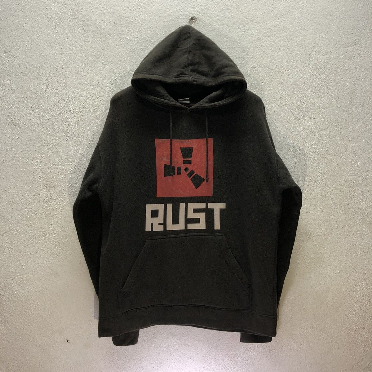 Delta × Vintage Delta Fleece RUST Printed Hoodie | Grailed