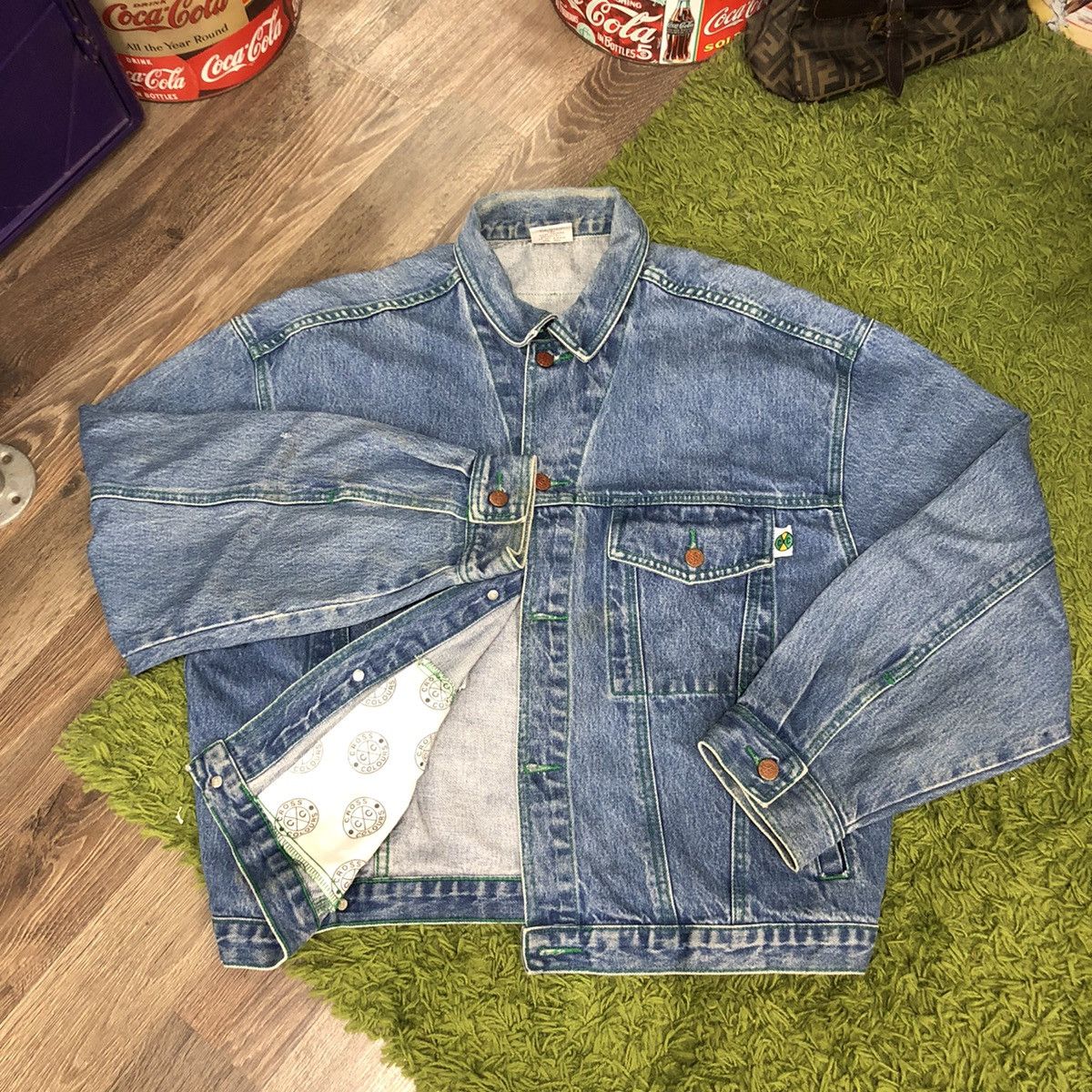 Vintage Vintage cross colours denim jacket | Grailed