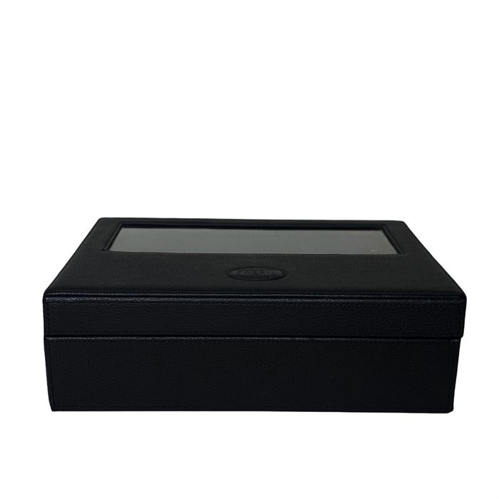 Fossil FOSSIL Pebbled Leather Wrist Watch Storage Box Jewelry | Grailed