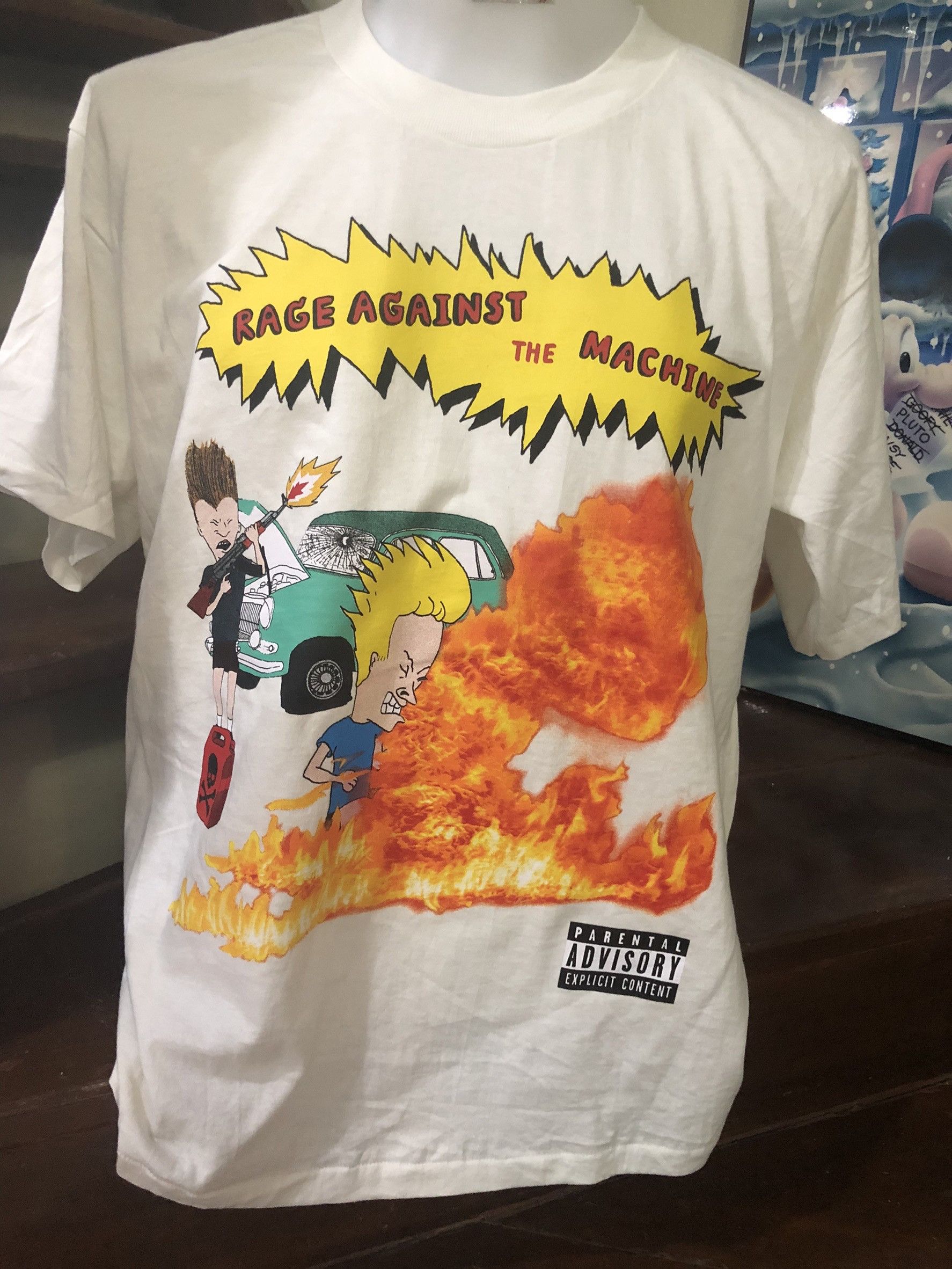 Cartoon Network Beavis and Butt-Head x Rage Against the Machine tee ...
