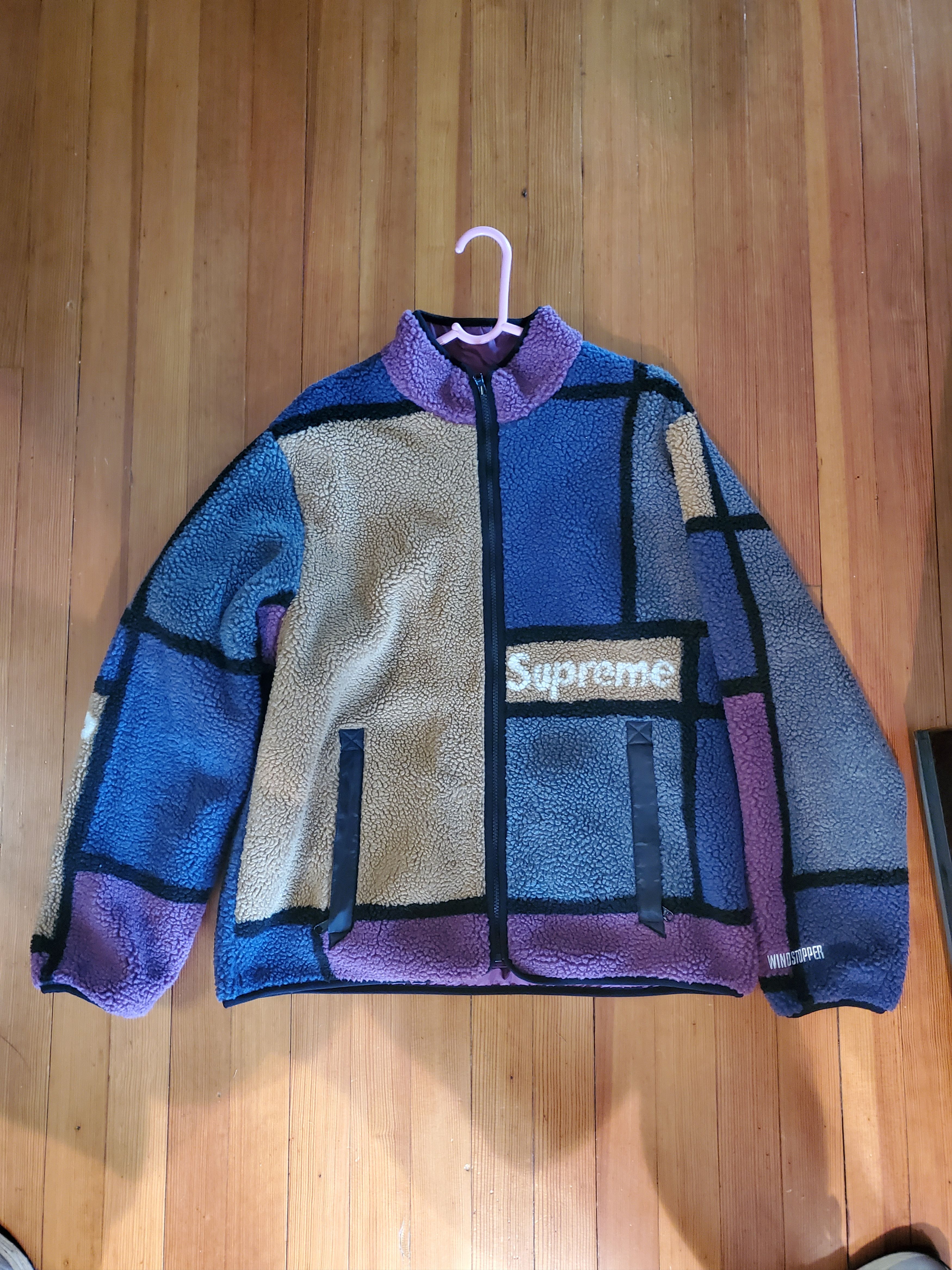 Supreme Supreme Reversible Colorblocked Fleece Jacket | Grailed