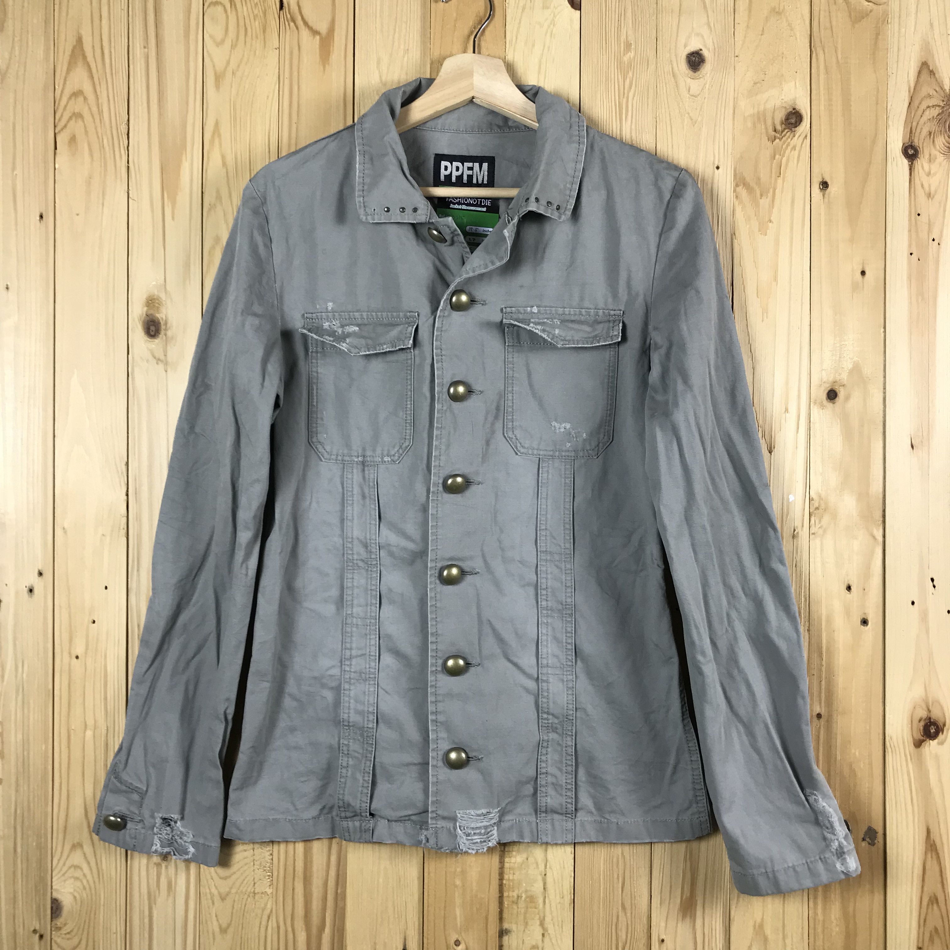 Japanese Brand vintage japanese brand ppfm double pocket rusty punk ...