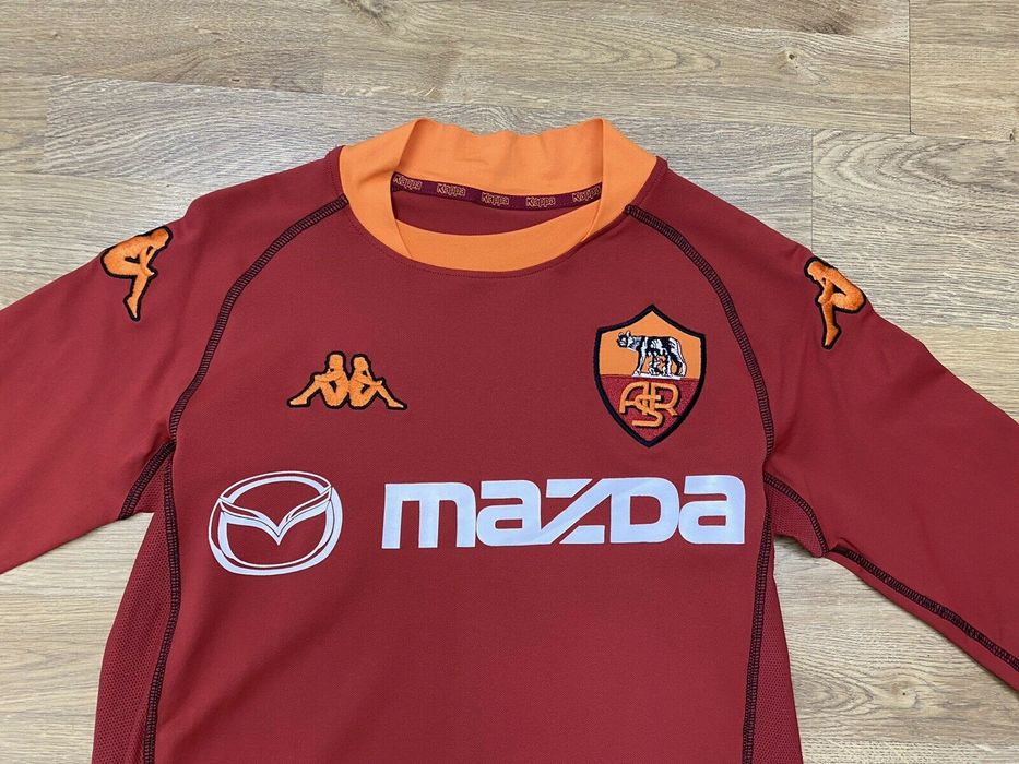 Kappa AS ROMA 2002 2003 HOME JERSEY SHIRT MAGLIA CALCIO FOOTBALL | Grailed