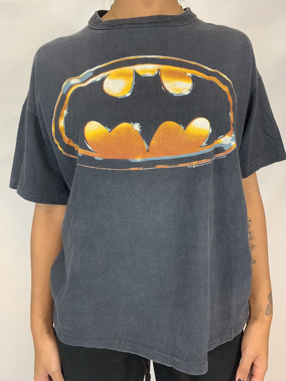 Vintage Vintage 1989 Original Batman Movie Promo Logo Graphic Shirt ...