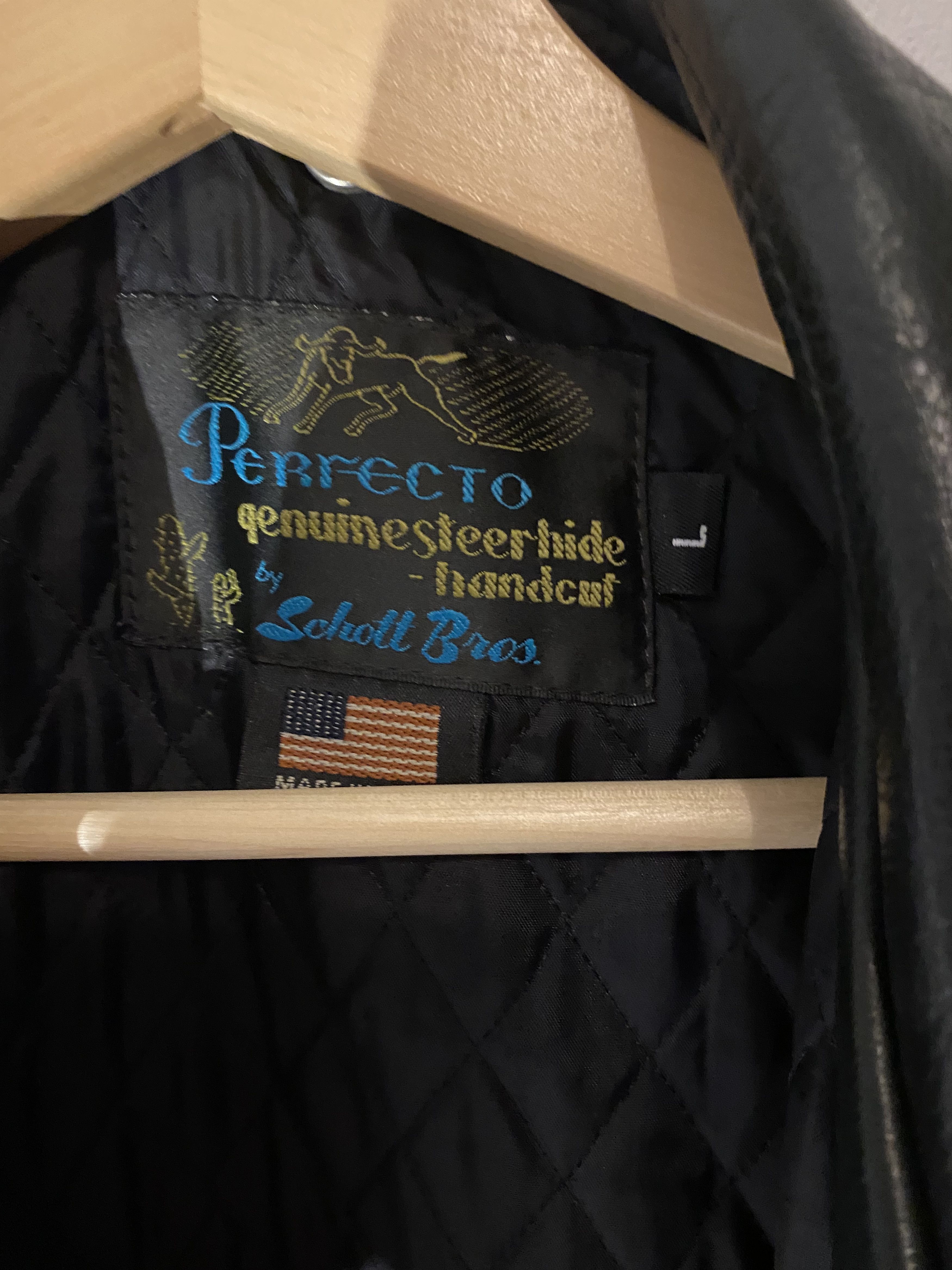 Schott Schott Perfect 519 Genuine Cowhide Leather | Grailed