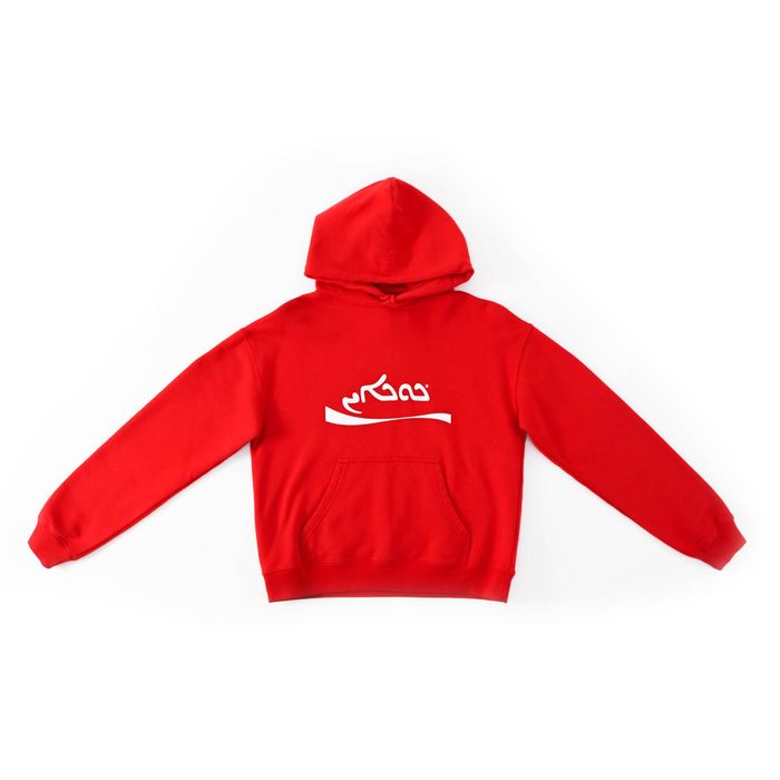 Vetements cocaine logo hoodie coca cola | Grailed