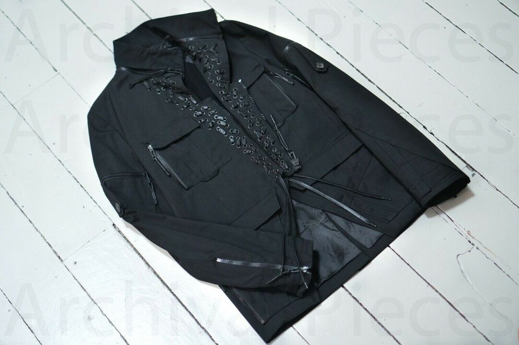 Dior Dior Homme 2004 Strip Cotton Lace Jacket | Grailed