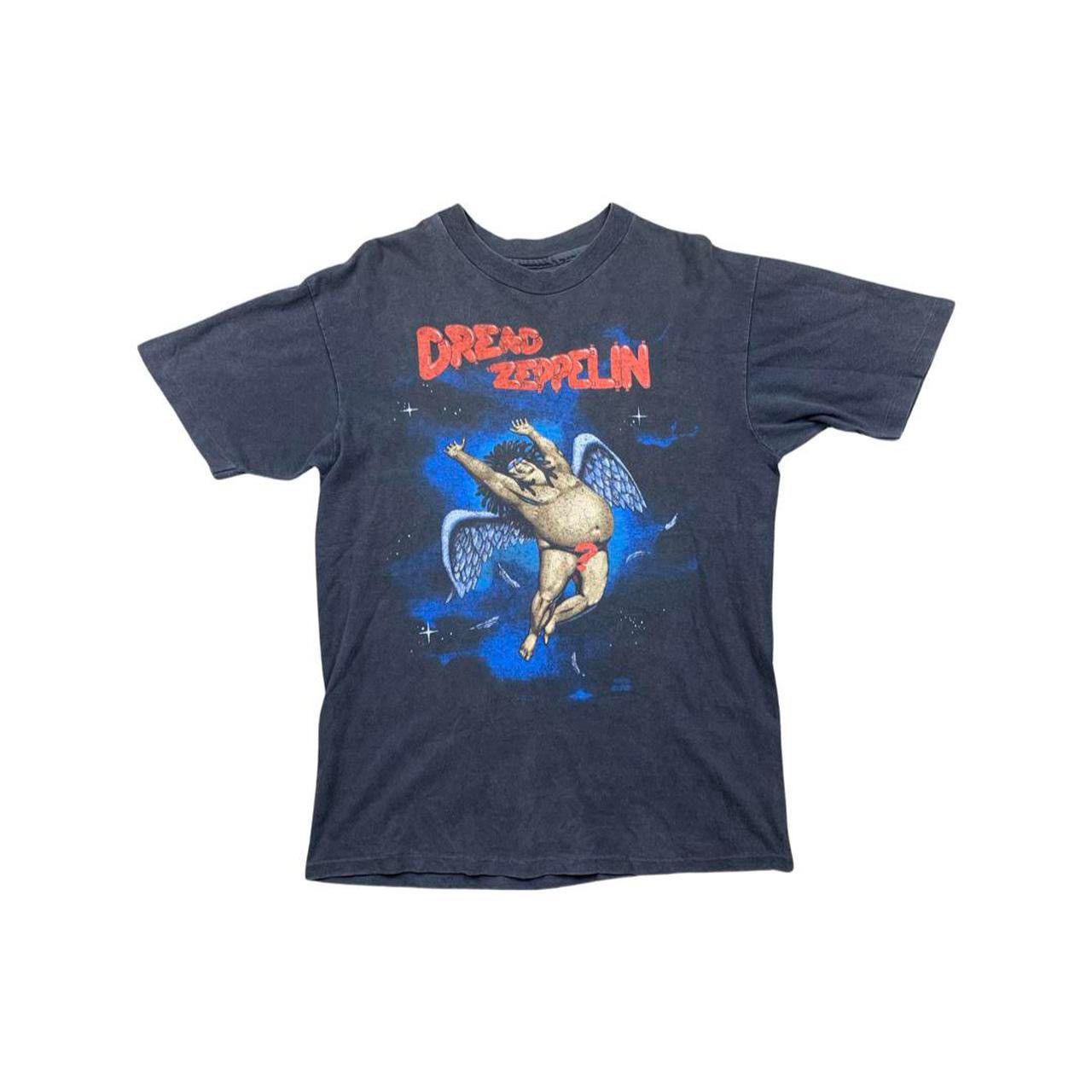 Band Tees × Vintage Vintage Dread Zeppelin Reggae Parody Cover Band T ...