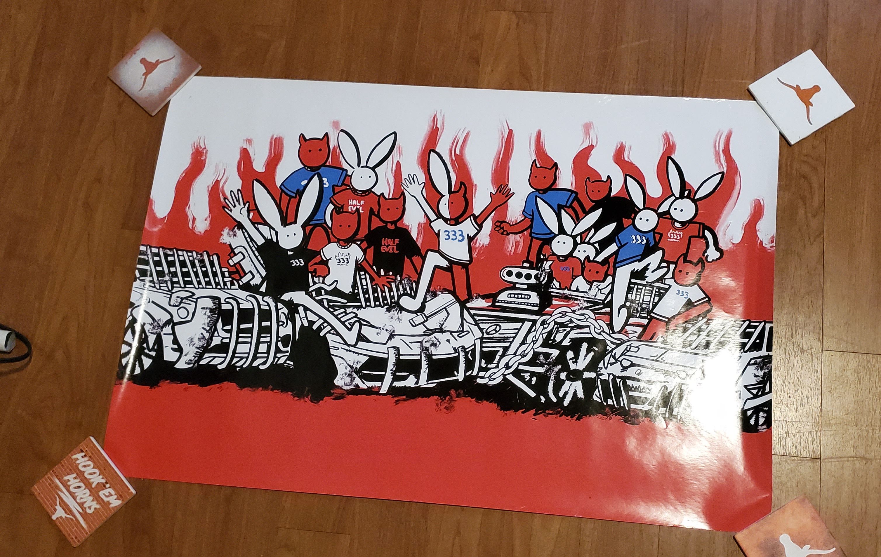 Half Evil × Kodone Half Evil x Kodone Poster | Grailed