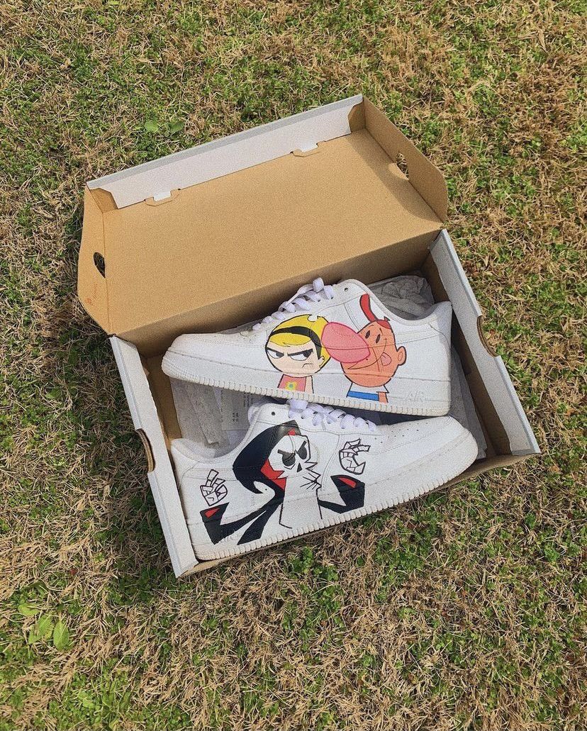 Custom × Nike Custom Billy & Mandy Air Force 1 '07 | Grailed