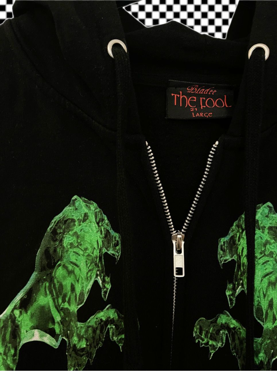 Sad Boys Sbe Merch Bladee "The Fool" Zip Hoodie | Grailed