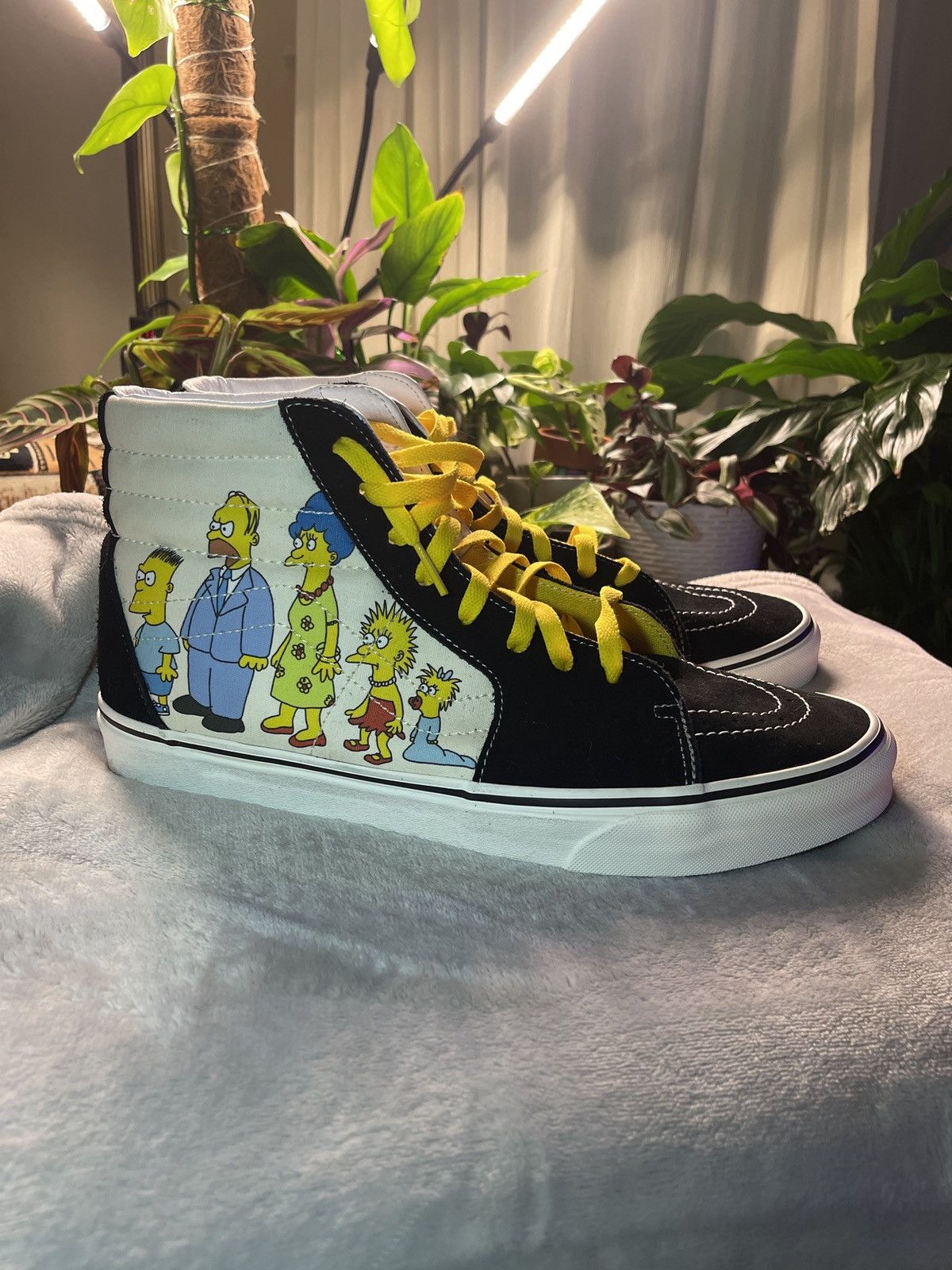 Streetwear × The Simpsons × Vans Simpson Hi-Top Vans | Grailed