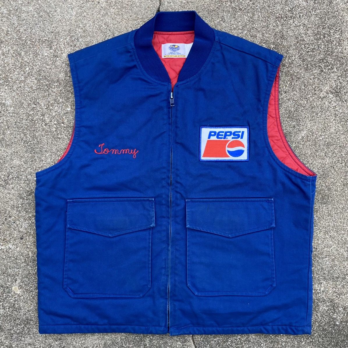 Pepsi × Vintage Vintage Pepsi Made In USA Work Vest | Grailed
