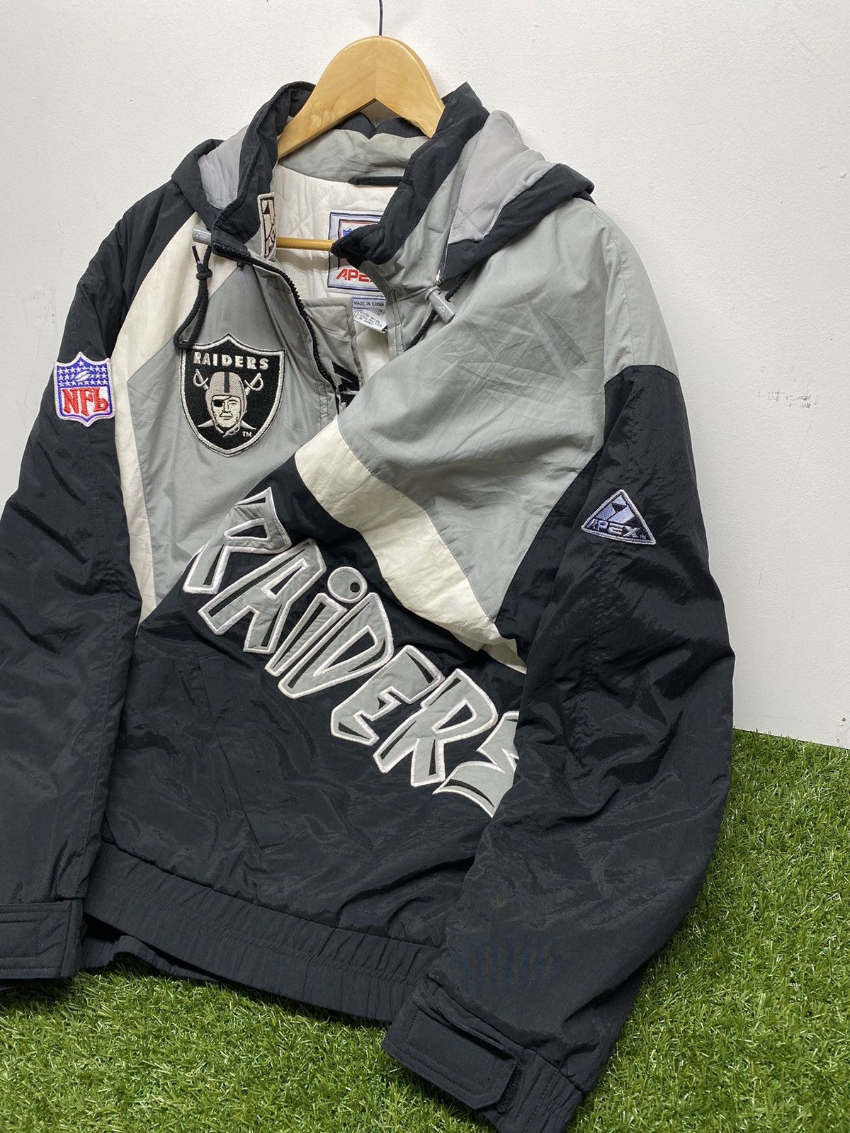 Vintage Vintage 90s Raiders Apex One Jacket Very Rare Celebrity Worn ...