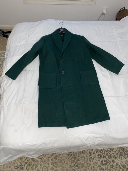 Military Military Surplus Green Wool Overcoat | Grailed