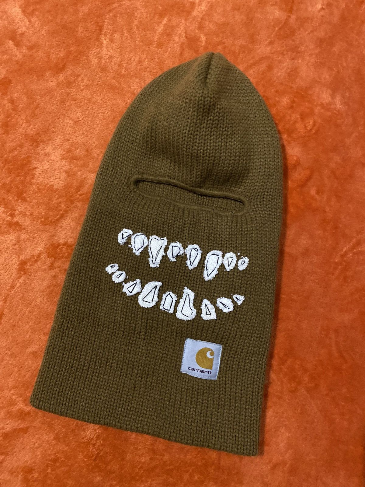 Custom Monster Teeth Carhartt Ski Mask | Grailed