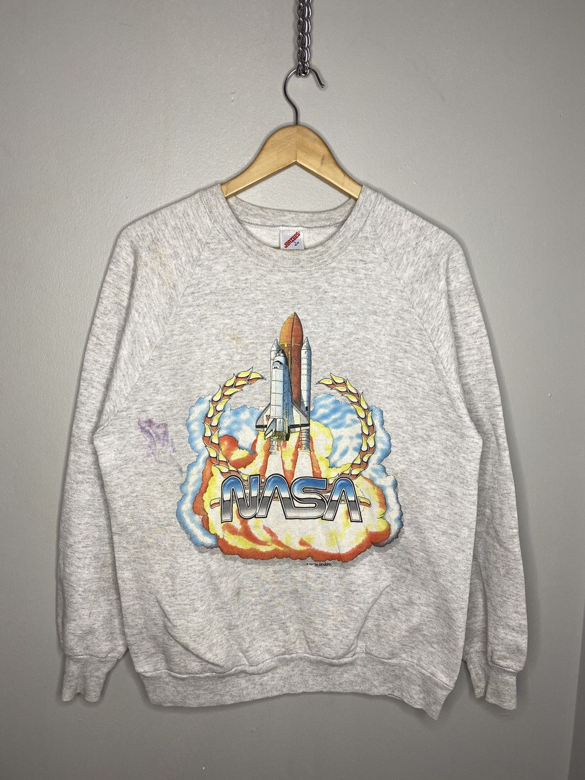 Vintage Vintage 1991 NASA Sweatshirt | Grailed
