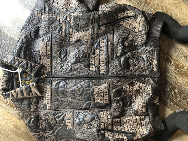 Vintage Martin Luther king jr X Malcolm X BLM limited edition jacket ...